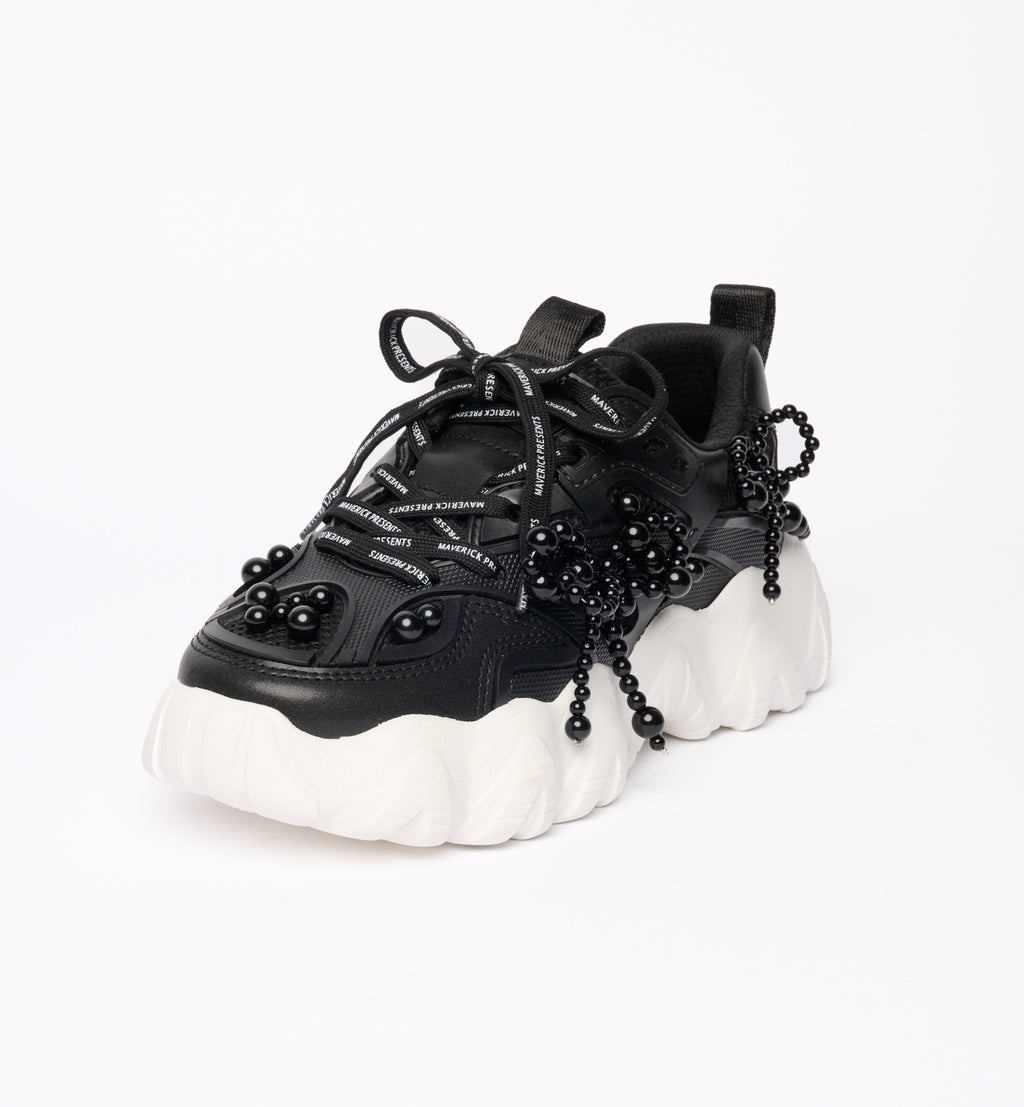 Bumpy Sole Pearl Sneakers – MAISON MAVERICK PRESENTS