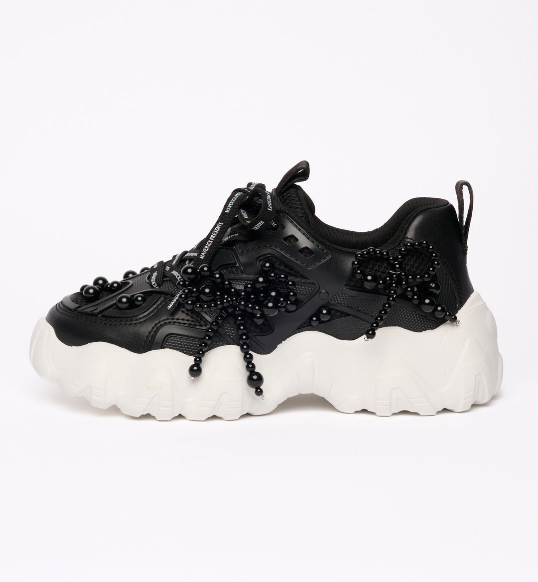 Bumpy Sole Pearl Sneakers – MAISON MAVERICK PRESENTS