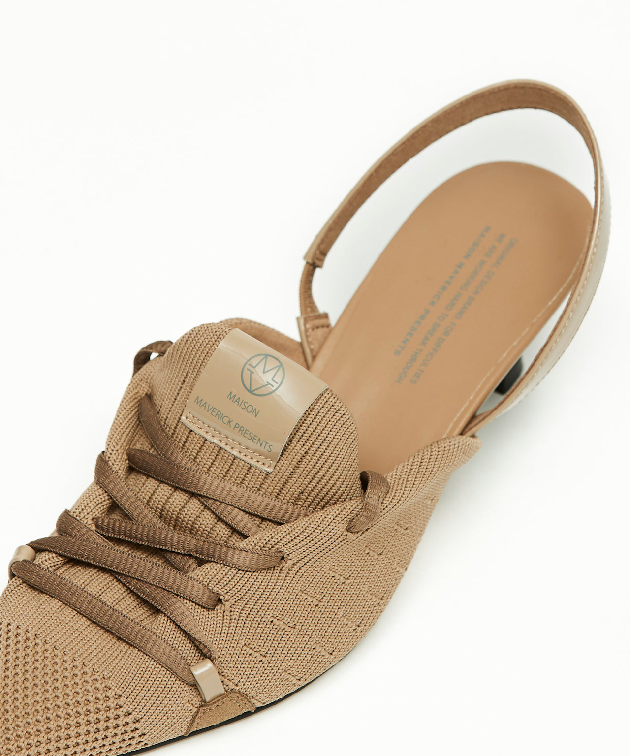 High-Tech Sneaker Pumps - Camel – MAISON MAVERICK PRESENTS